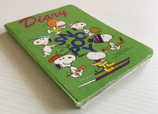 Mini diario Snoopy – Diary – Peanuts – años 80 | Listings