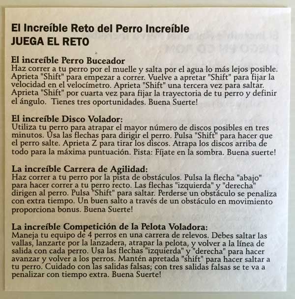 Purina Dog Chow Incredible Dog CD-ROM GAME | Listings