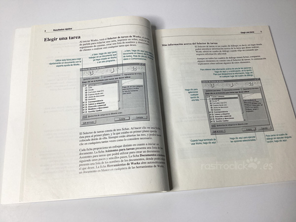 Libro guía de Works Microsoft Works para Windows 95 | Listings